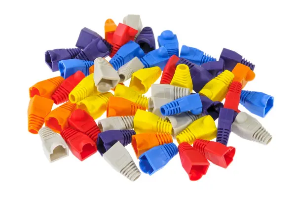 EXESHOP Poklopac za utikače RJ45 PVC 50\\1 šareni