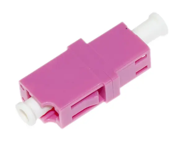 OPTON Adapter LC/UPC MM Simplex OM4 roze