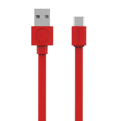 ALLOCACOC DESIGNNEST Flat USB kabl USB-C 10453RD/USBCBC crveni