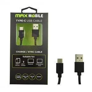 MAX MOBILE Data kabl USB2.0 TYPEC UDC3028 KEVLAR W QC3A 1m