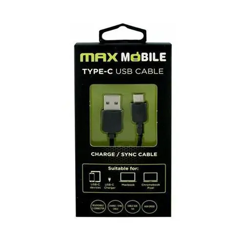 MAX MOBILE MM Data kabl USB 2.0 TYPE C 2m crni