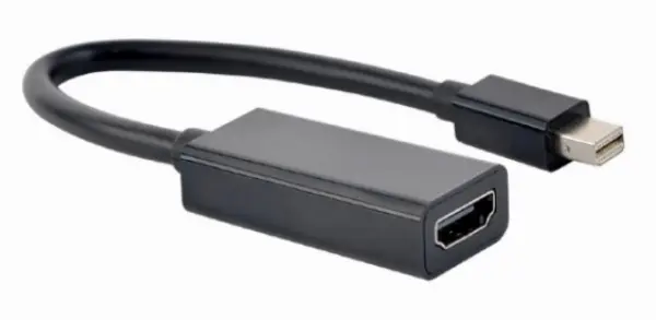 GEMBIRD Adapter 4K Mini DisplayPort to HDMI A-mDPM-HDMIF4K-01 crni