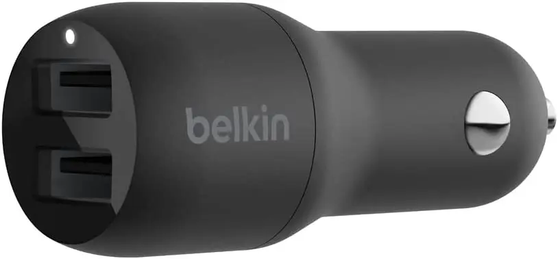 BELKIN Dual auto punjač CCB001BTBK crni