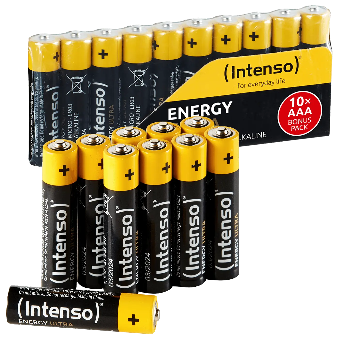 (INTENSO) Baterija alkalna AAA LR03/10 1,5 V 10 komada
