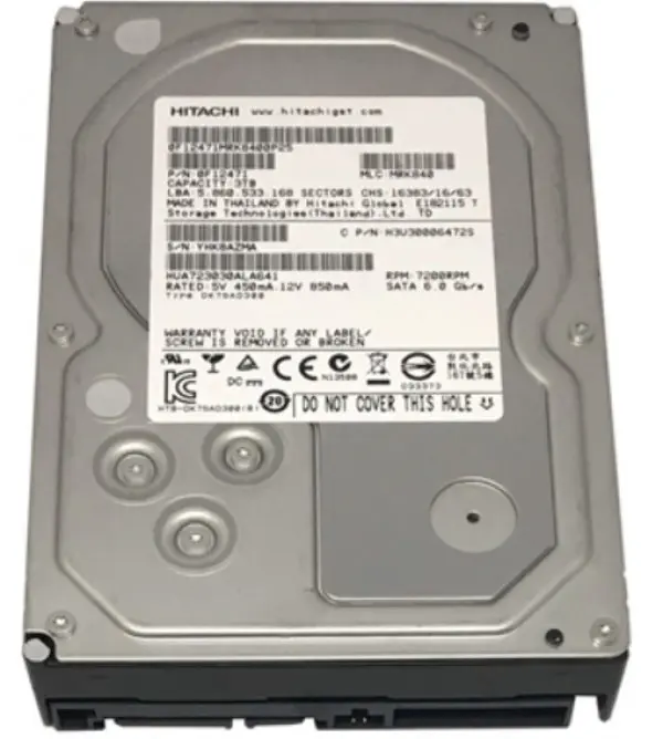 HITACHI HDD 3.5" 3TB HUA723030ALA641 7200RPM 64MB SATA3 RFB Chia