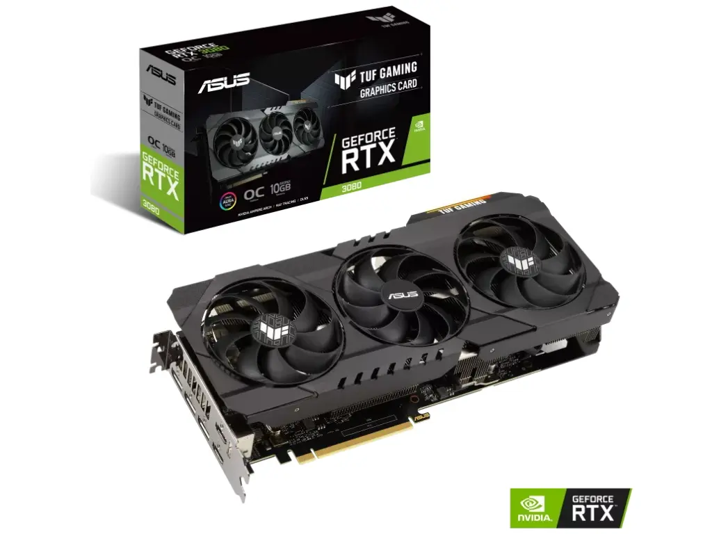 ASUS Grafička karta TUF-RTX3080-O10G-V2-GAMING NVD/10GB/GDDR6X/320bit