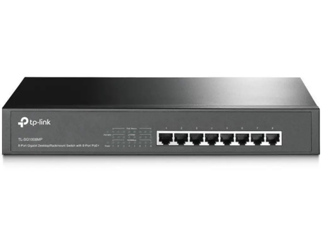 TP-LINK Switch TL-SG1008MP Gigabit sivi