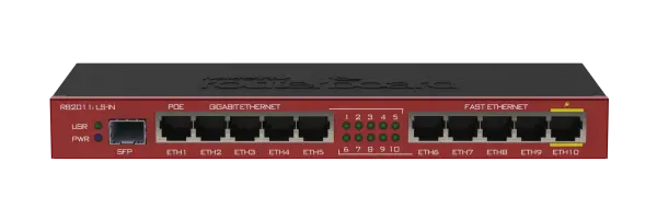 MIKROTIK RouterBOARD 2011LS-IN (EU) crni