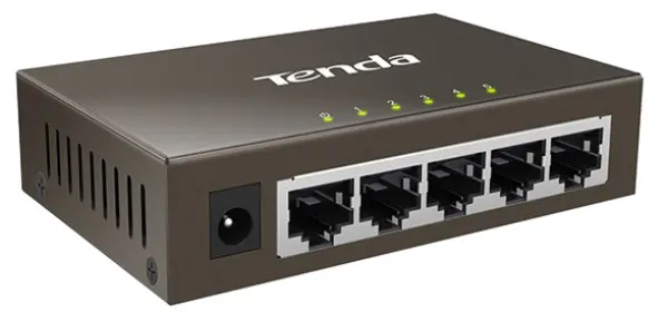 TENDA Switch TEG1005D 5x Gigabitni eternet braon