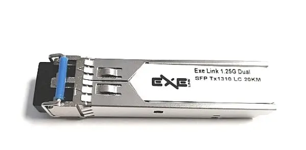 EXESHOP Optički modul 1.25G Dual SFP Tx1310nm LC 20km srebrni