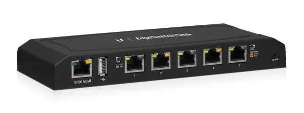 UBIQUITI Swicth ES-5XP EdgeSwitch 5x Giga Poe crni