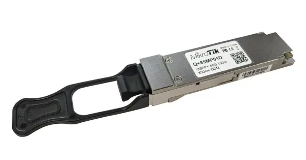 MIKROTIK Umetak za višemodna vlakna Q+85MP01D QSFP+ Modul 40G MM 150M 850NM DDM srebrni