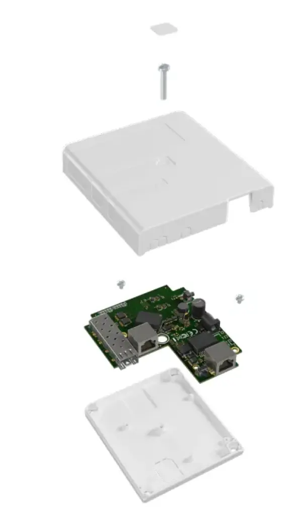 MIKROTIK Mrežni adapter gpen21 poe injector with sfp 2x rj45