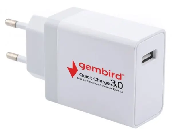 GEMBIRD Brzi punjač i Type C USB kabl NPA-AC36