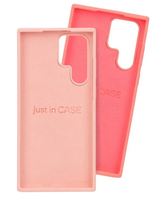 JUST IN CASE Set dve maske za telefon Samsung Galaxy Galaxy S22 ultra roze