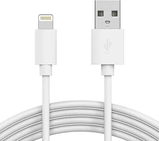 USB 2.0 kabl za iPhone 2A 1m beli