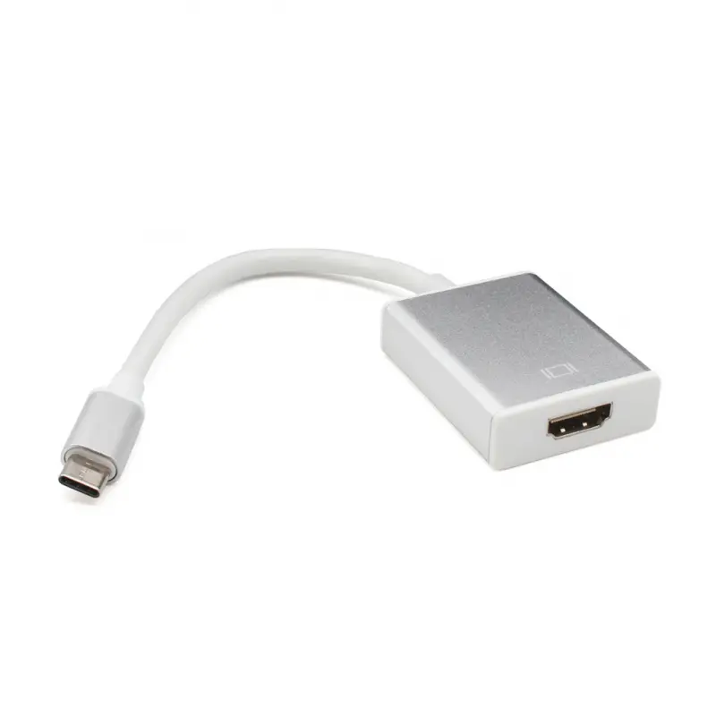 TELEMPIRE Adapter TYPE C na HDMI Z JWD-T1 srebrni