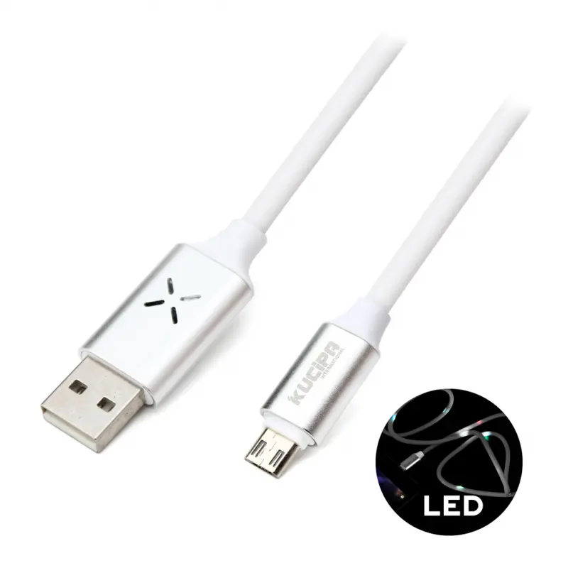 KUCIPA Data kabl K257 micro USB 1m beli