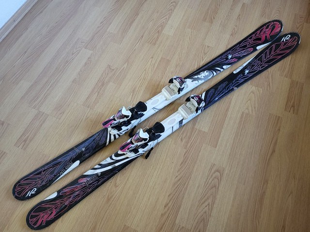 Carving ljubicaste zenske skije K2 Free LUV T9 163 R14m