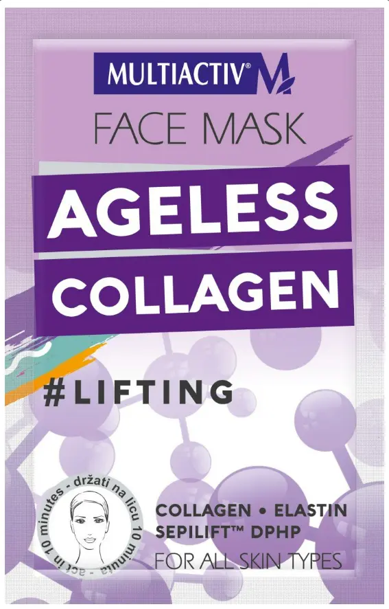 MULTIACTIV Maska za lice Ageless Collagen 7.5 ml