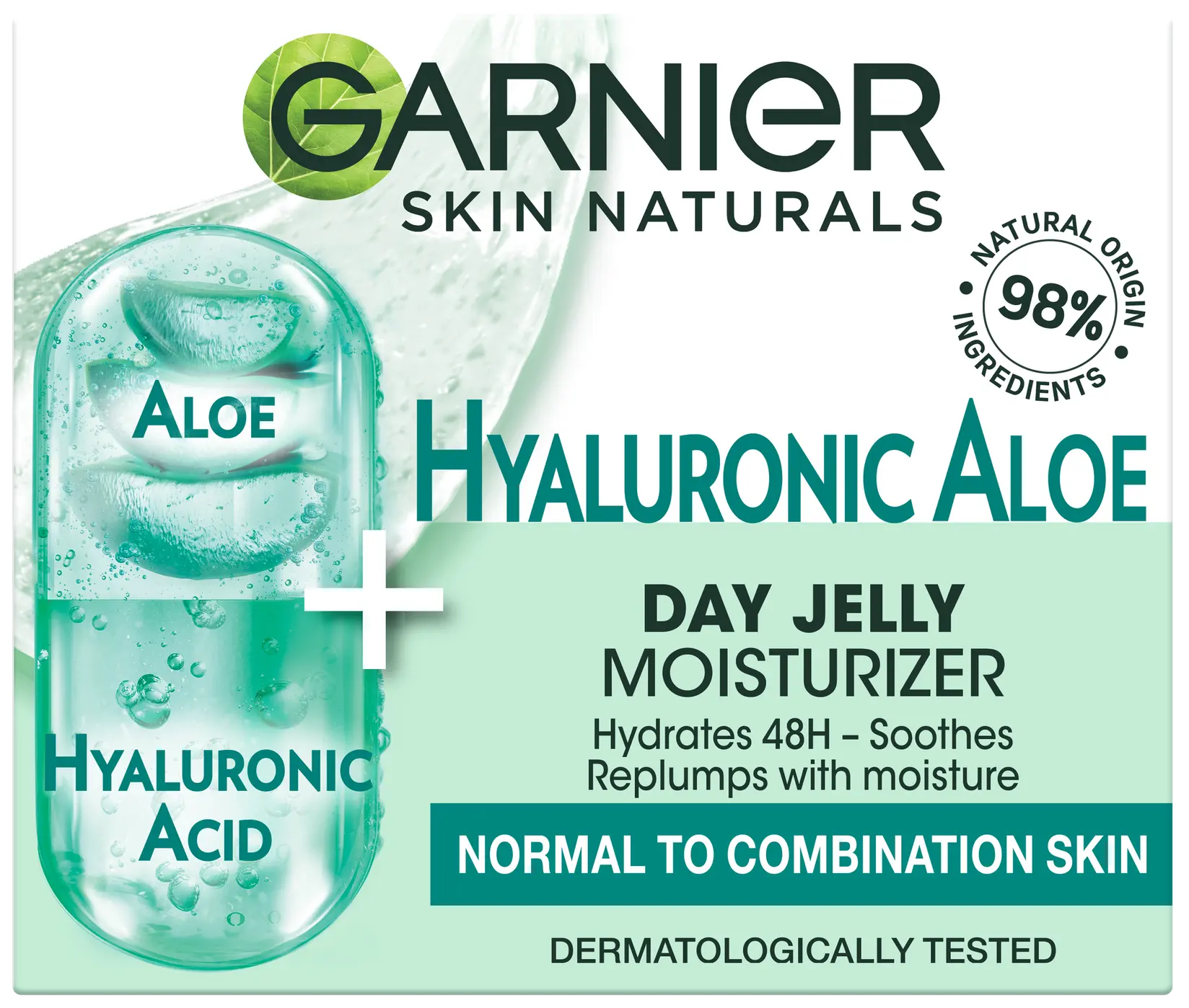 GARNIER Hidratantni gel za lice za normalnu kožu Skin Naturals Hyaluronic Aloe Jelly 50 ml