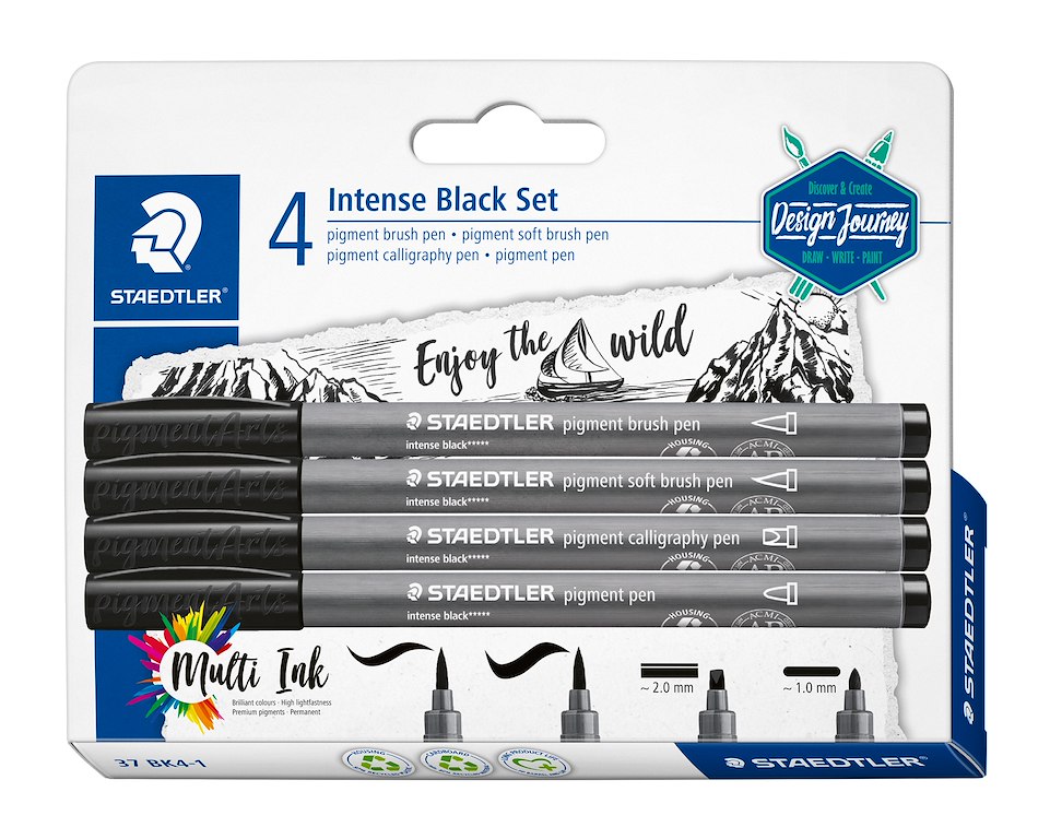 Set Intense black 1/4