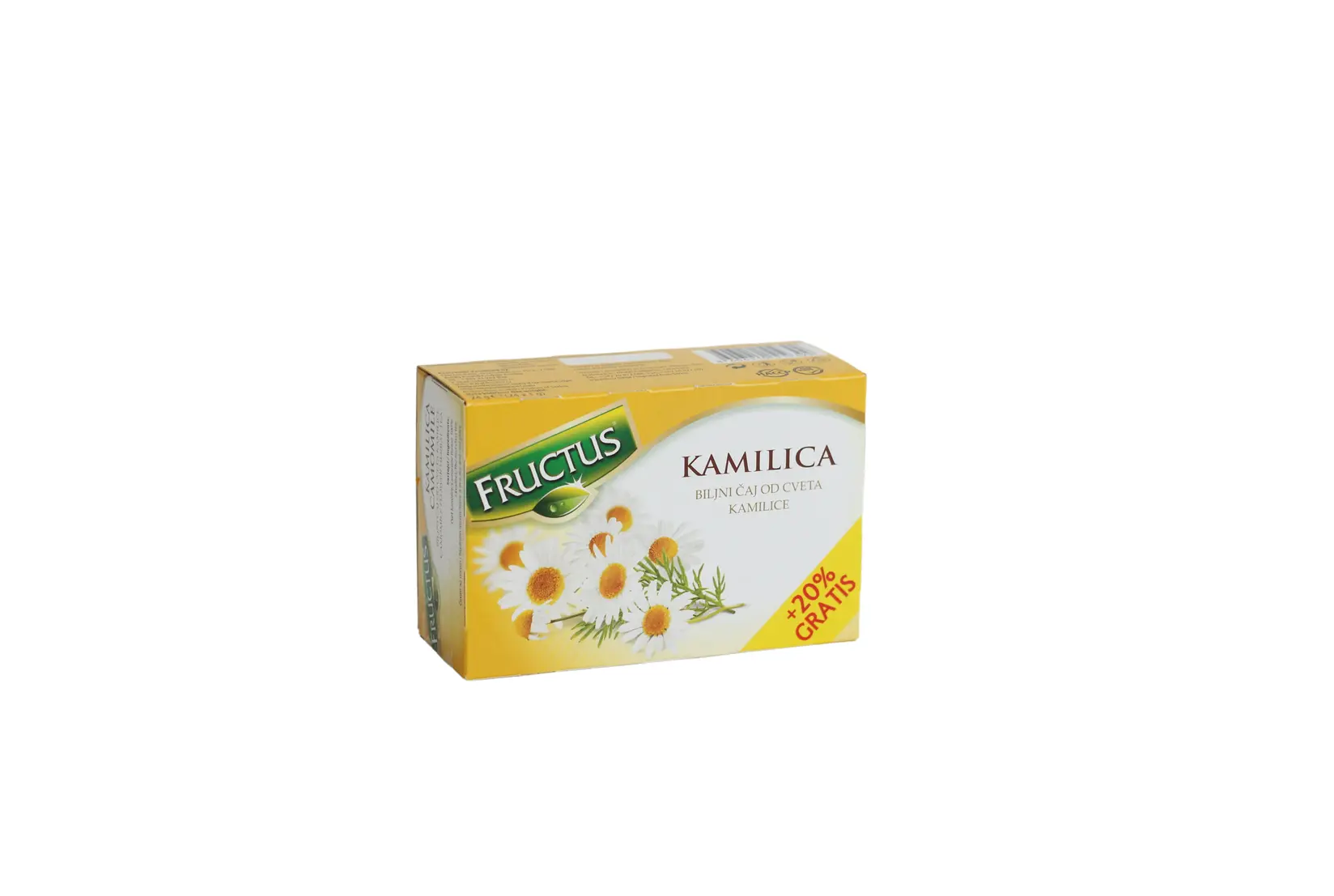 FRUCTUS Čaj od kamilice 24g + 20% gratis