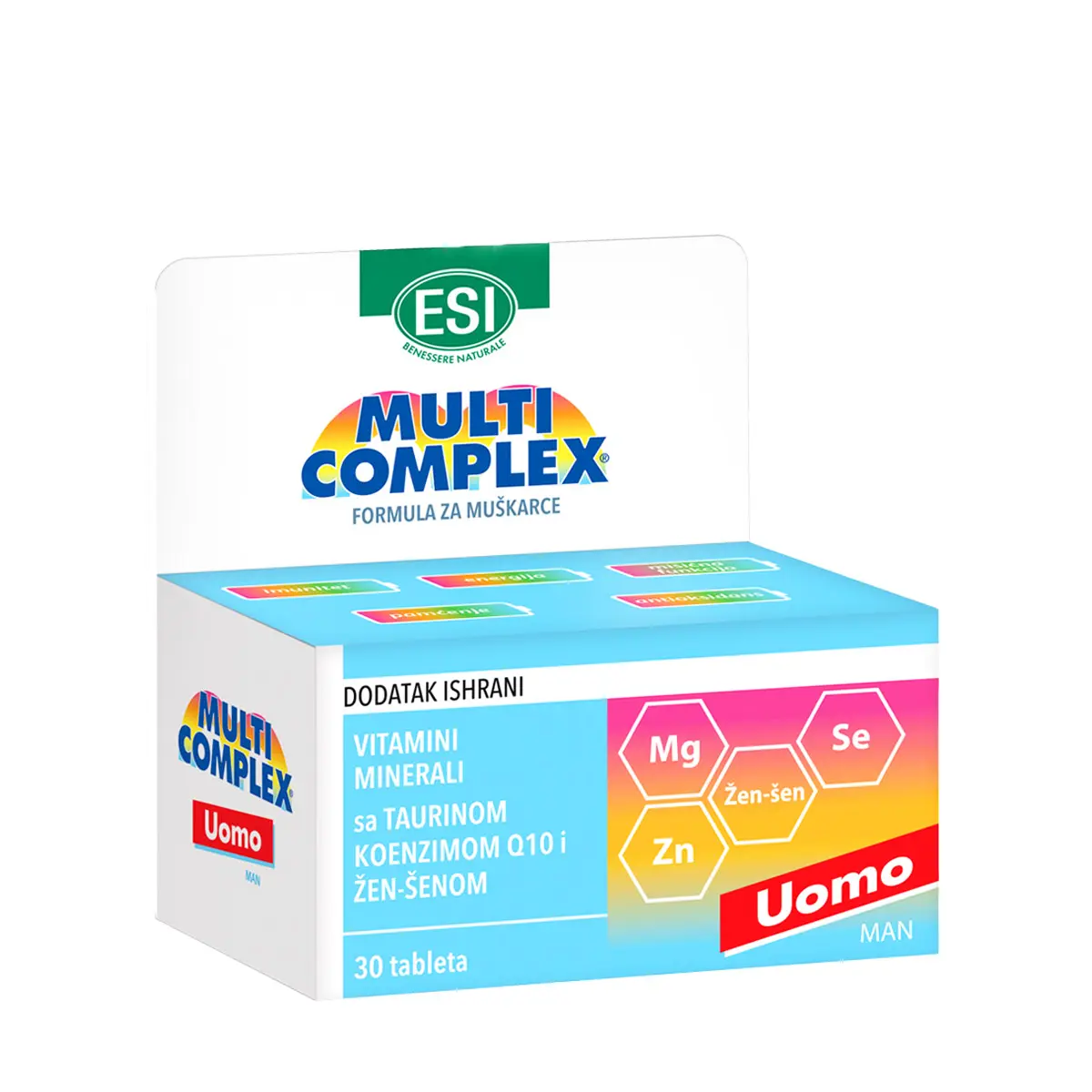 ESI Multikompleks vitamina i minerala sa taurinom za muškarce Uomo 30 tableta 104280.0