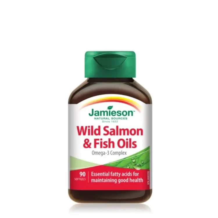 JAMIESON Omega 3 masne kiseline WILD SALMON&FISH OIL kapsule A90 105332