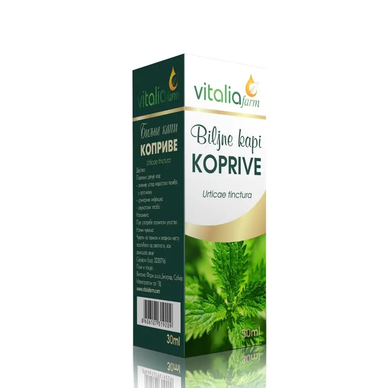 VITALIA FARM Biljne kapi koprive Urticae tinctura 30ml 104987.0