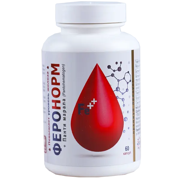 RULEK Feronorm kapsule za poboljšanje krvne slike kod dece i odraslih 60 kapsula
