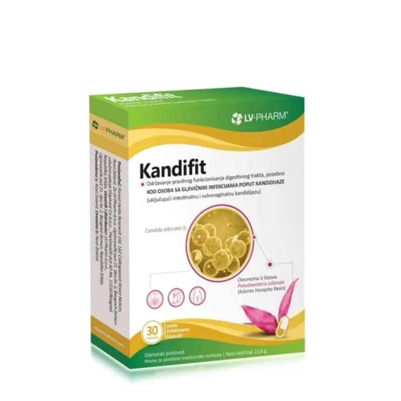 LV-PHARM Pomoć protiv kandide Kandifit 30 kapsula 112687