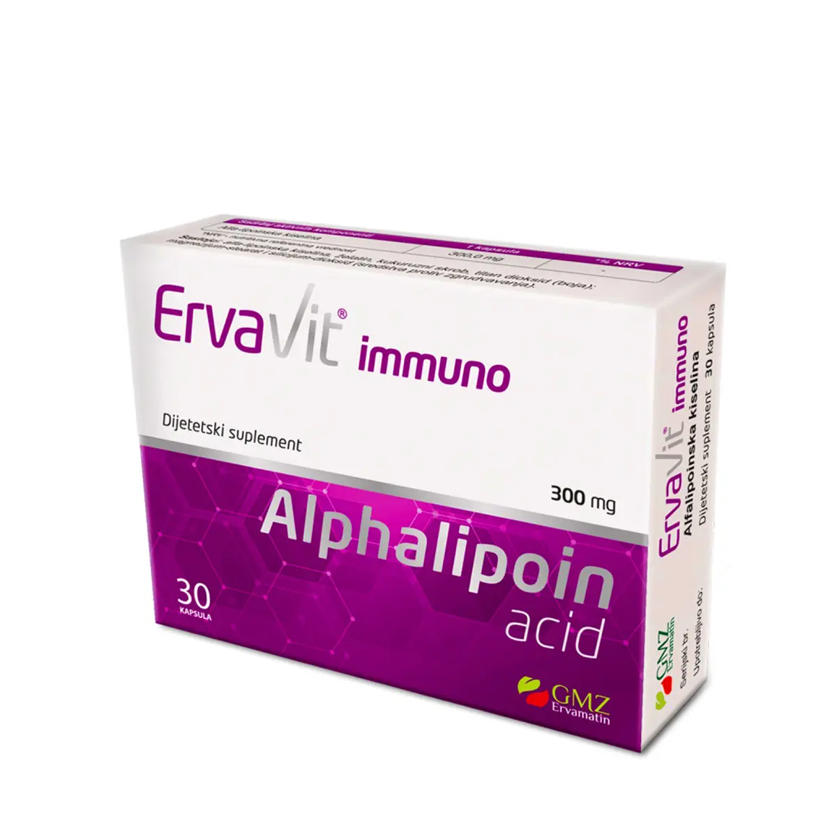 GMZ ERVAMATIN ErvaVit Alfalipoinska kiselina 300mg 30/1 127532