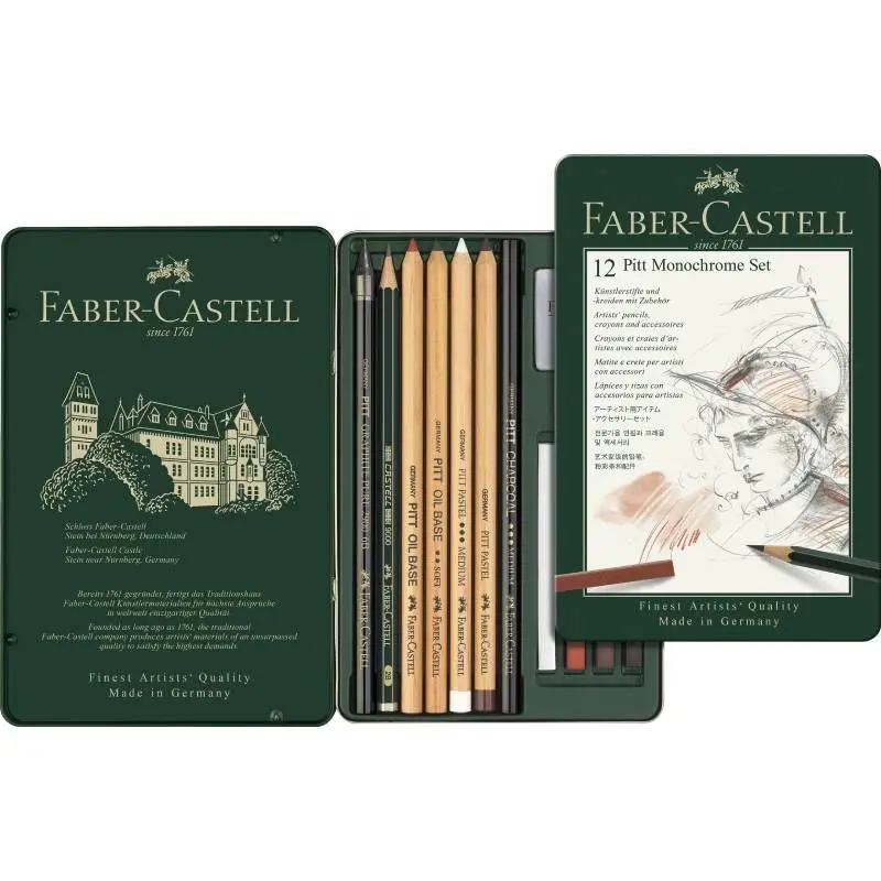 FABER CASTELL Monohromatski pitt set 12/1 112975