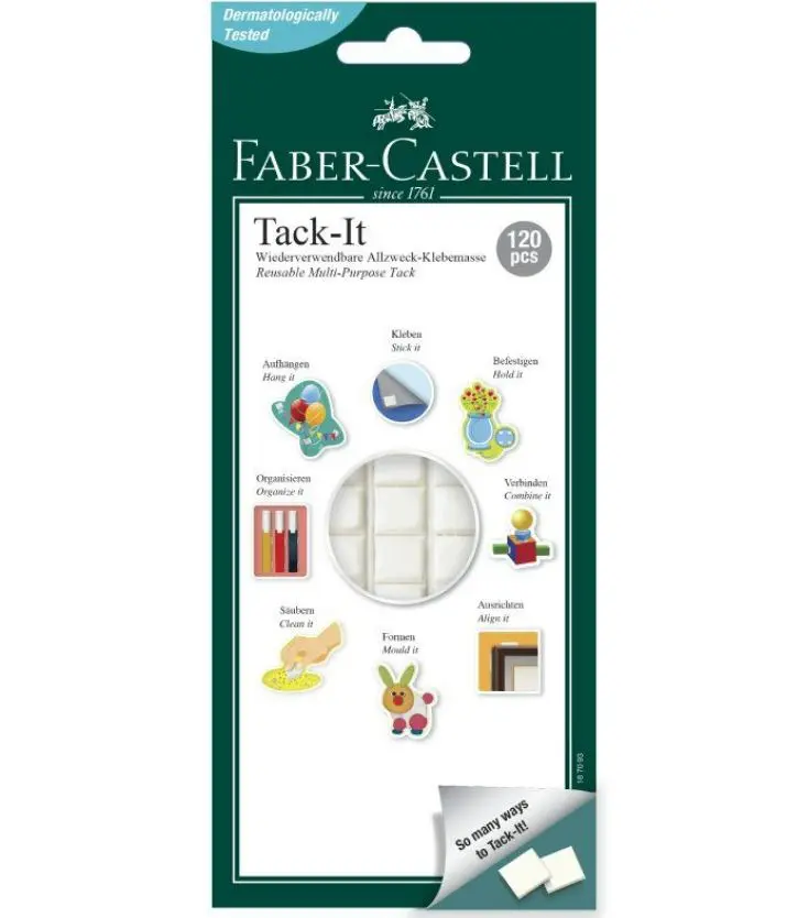 FABER CASTELL Kreativna traka bela