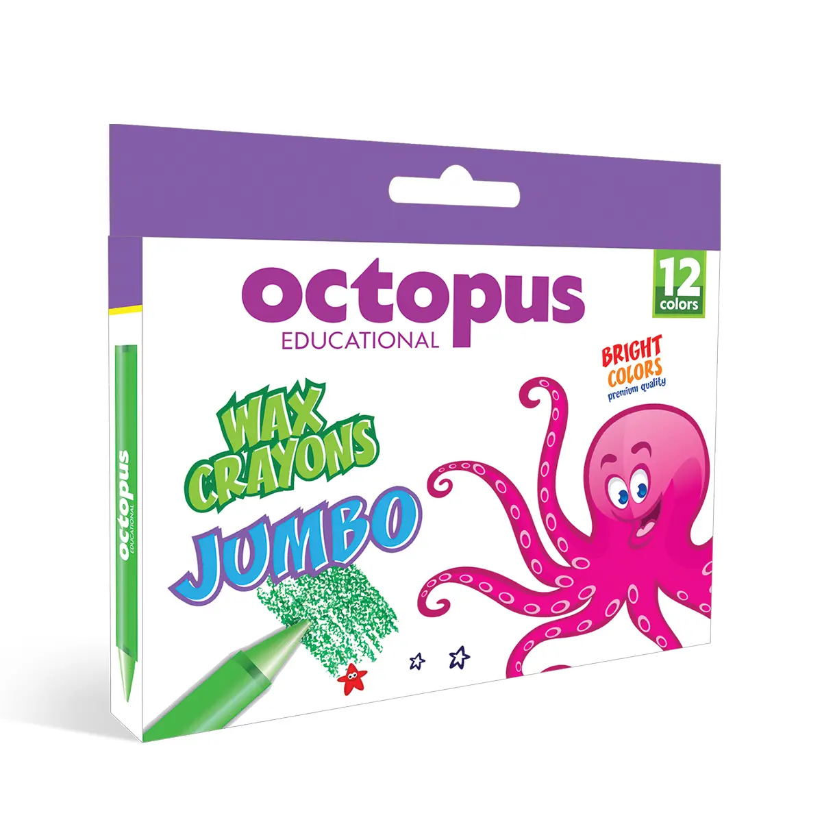 OCTOPUS Voštane boje 12/1 jumbo unl-0418