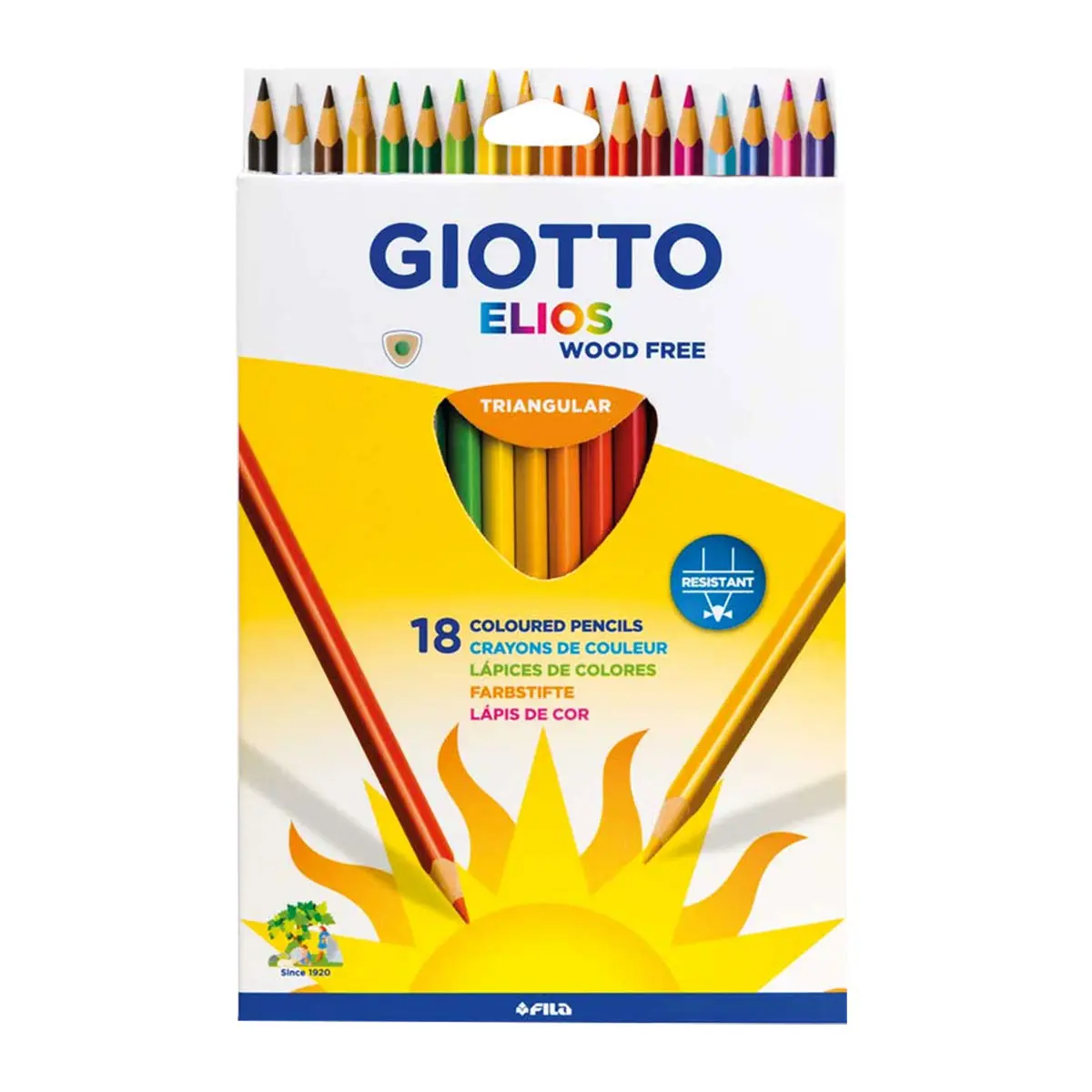 GIOTTO Elios Drvene boje 18/1 trouglaste 2779