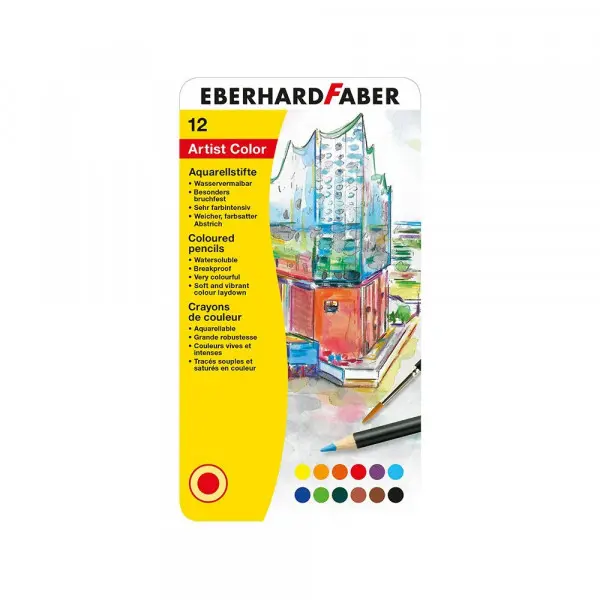 FABER CASTELL Drvene bojice Eberhard Faber 1/12 Akva color 516013