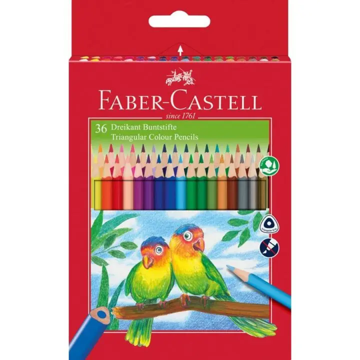 FABER CASTELL Set drvenih bojica ECO TR.+ rezač 120536