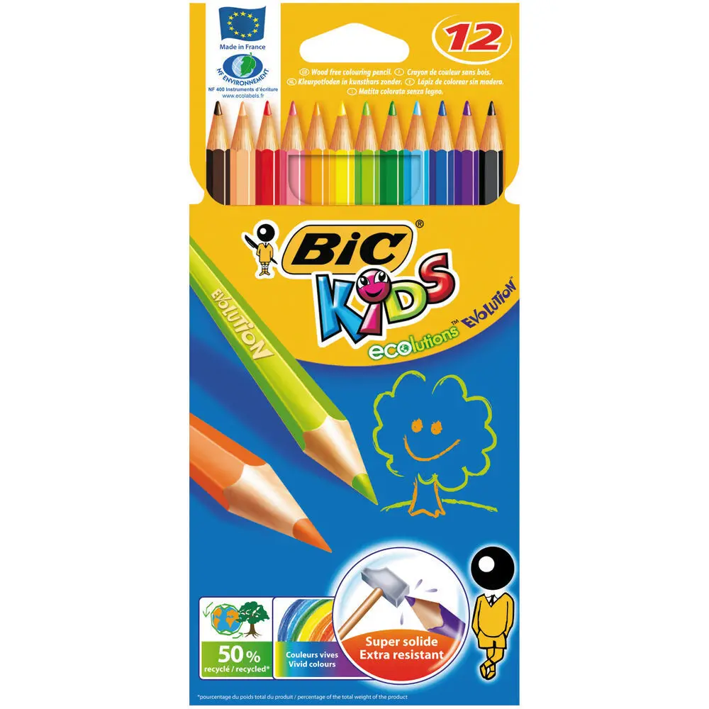 BIC Drvene bojice KIDS EVOLUTION 12/1