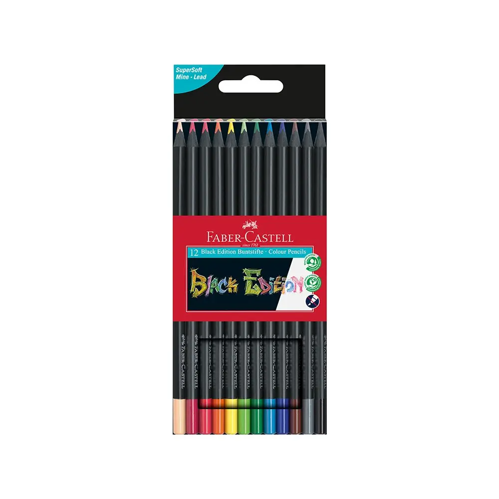 FABER CASTELL Drvene bojice Black Edition 1/12 116412