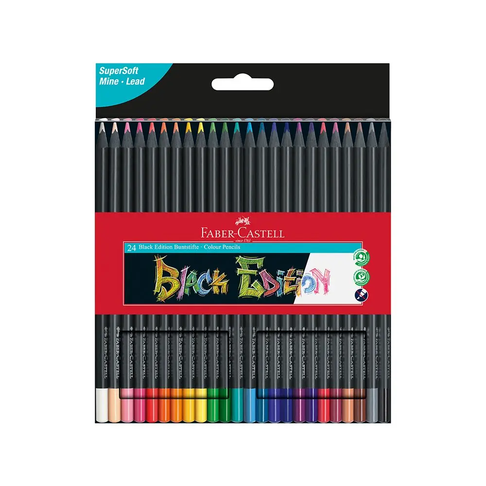 FABER CASTELL Drvene bojice Black Edition 1/36 116436