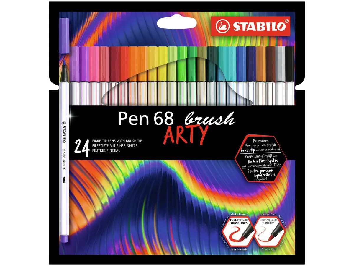 STABILO Flomasteri Pen 68 Brush 24/1