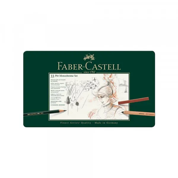 FABER CASTELL Set za crtanje Pitt Monochrome 1/33 112977