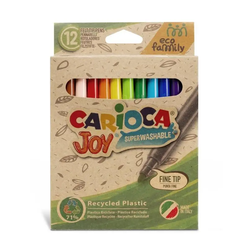 CARIOCA Flomasteri Joy Eco Family 12/1