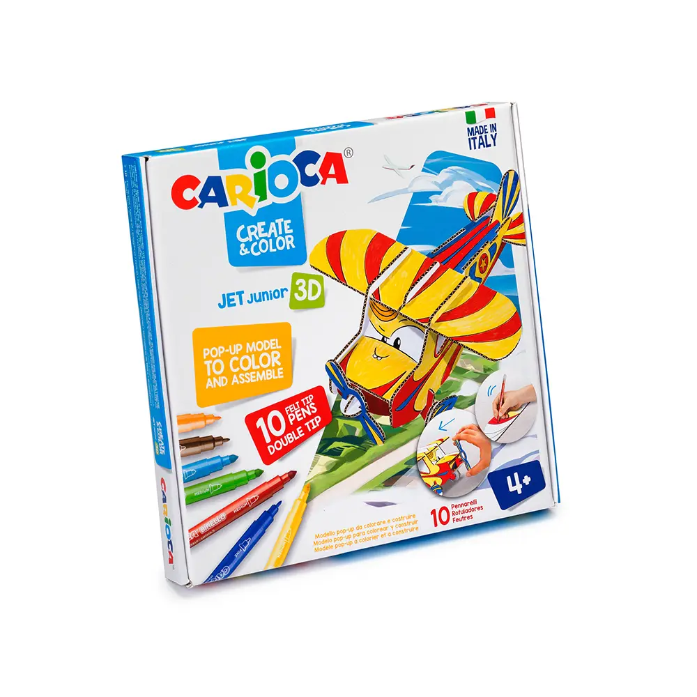 CARIOCA Set flomastera Create and color 3d Planny 1/10 42904