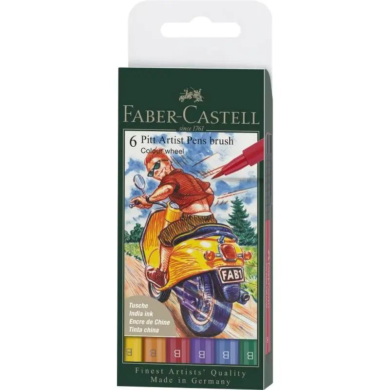 FABER CASTELL Mastilo za crtanje Pitt Art pen B 6/1 167174