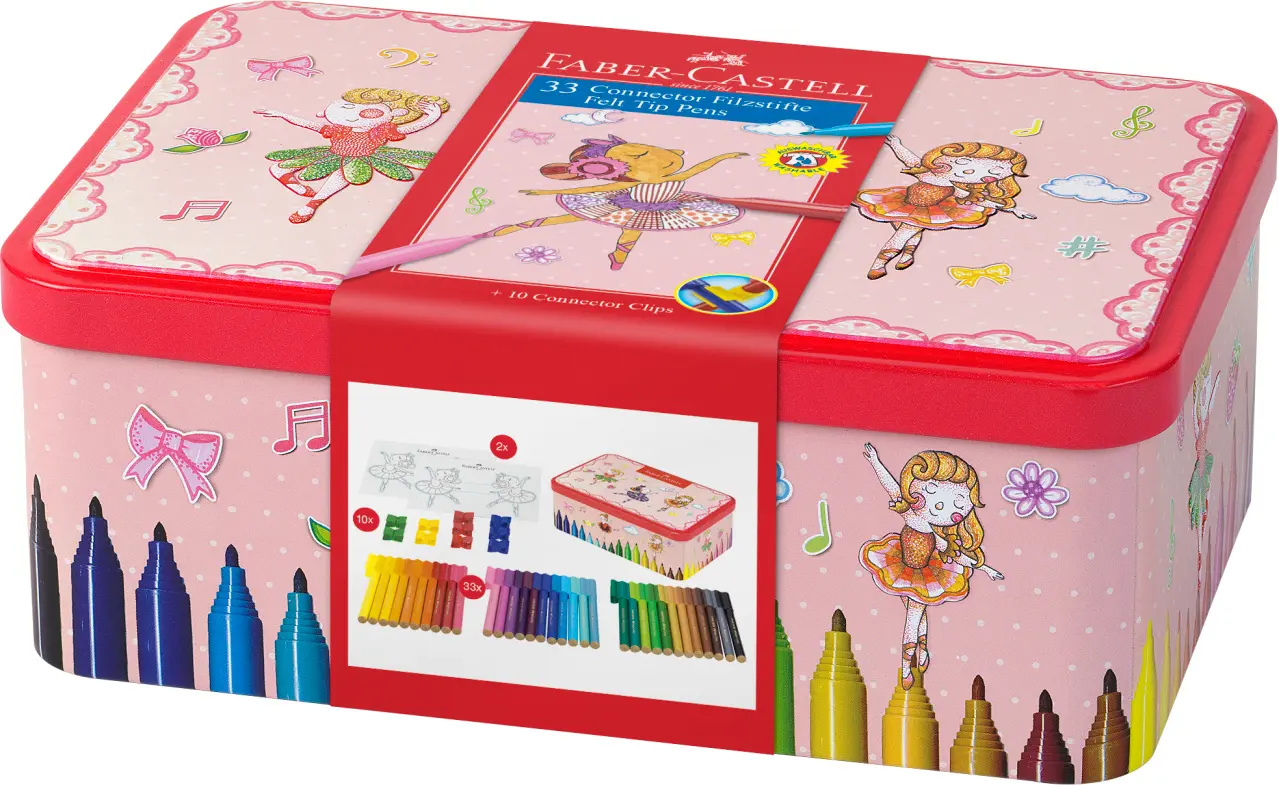 FABER CASTELL Set školskih flomastera Connector Balerina 1/33 155534