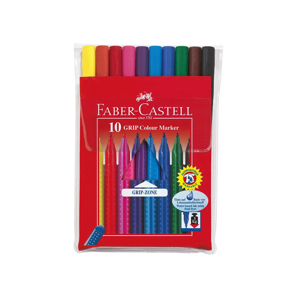 FABER CASTELL Školski flomasteri dupli 1/10 11585 GRIP