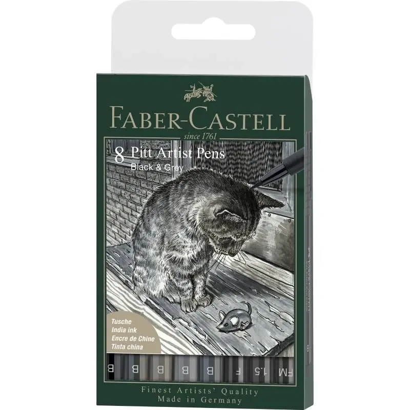 FABER CASTELL Mastilo za crtanje Pitt Art pen 8/1 167171